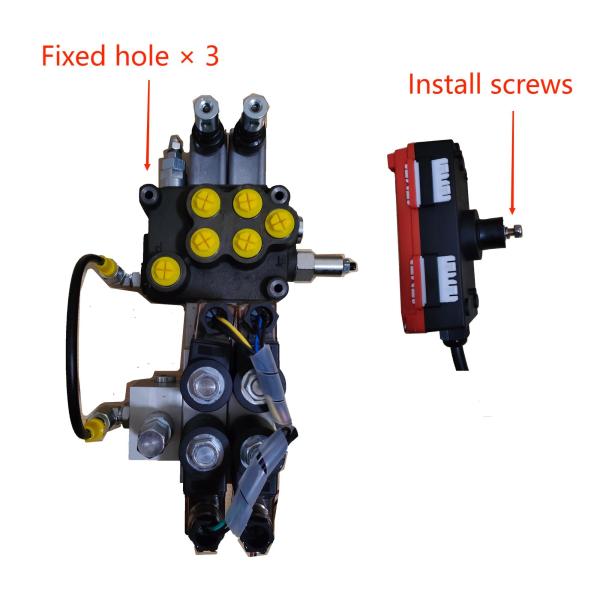 Quality Wireless Remote Control Multiway Valve Straight Through Style 24V for sale