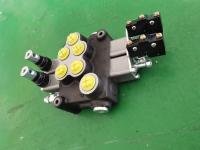 China Multiway 2 Way Hydraulic Directional Control Valve Threaded Connection for sale