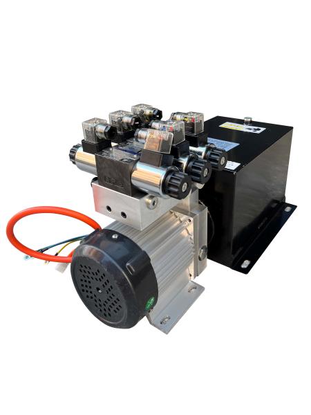 Quality 110v Car Lift Hydraulic Power Unit 0.75-25Quart Fuel Tank Customizable for sale