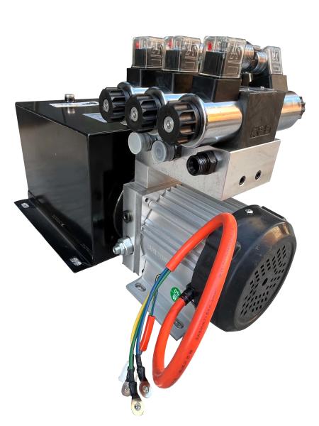 Quality 110v Car Lift Hydraulic Power Unit 0.75-25Quart Fuel Tank Customizable for sale