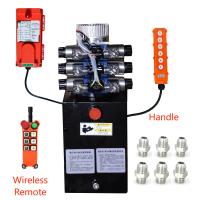 China 24 Volt Hydraulic Power Unit Wireless Remote Control DC Hydraulic Pump for sale