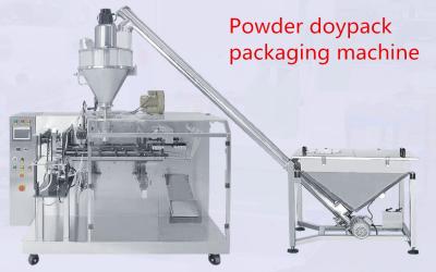 China Coffee Powder Doypack Filling And Packing Machine PLC Stand Up Pouch Bagging Machine for sale