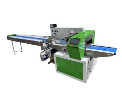 China CE Certificate LC-350X Easy Operate Servo Motor Down-Paper Pasta Flow Packing Machine | 3 Servo Horizontal Pillow Wrapper For Pasta for sale