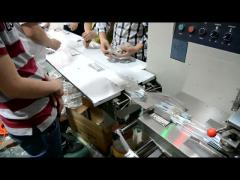 factory price 350X downpaper long wrench packaging machine, disposable tableware packaging machine