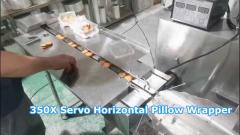LC-350X Down Paper Flow Wrapper | Automatic Pillow Packing Machine for Noodle Soap Popsicle