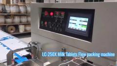 CE Certified LC-250X Down Paper Horizontal Packaging Machine For Milk Tablets And Chewing Gum (Back-