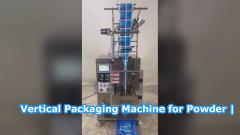 Vertical Powder Packing Machine with Three-Side Sealing & Split Mold