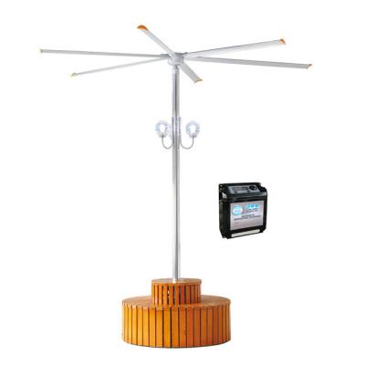 China KCoolVent HB-A2500 HVLS Industrial big ceiling fan for large space, 0.75kW Gearbox Motor, Aluminum alloy fan blades for sale