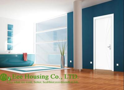 China White Oak Color Timber Veneer door, For Apartment, With Frame/Hinge/Handle/Hinge for sale