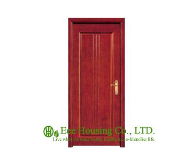 China MDF Timber Veneered door For Villas, Solid Core With lock and Hinges for sale