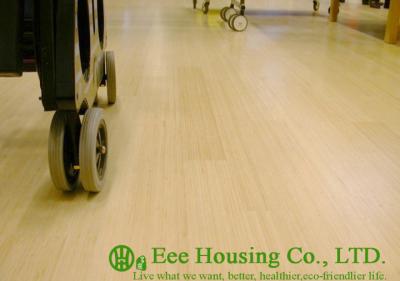 China Natural Color Bamboo Flooring,Vertical-compressed Structure, General UV Varnish Coating for sale
