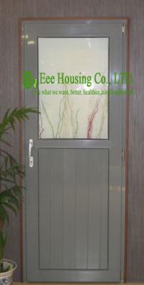 China Custom UPVC Casement Door For Residential Home,White Color Profile Vinyl Swing door for sale