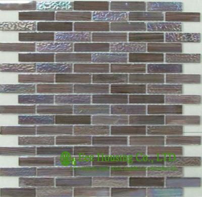 China Anti-dust 300mm*300mm Glass Crystal Mosaic Tile for House Decoration,Fade resisitance for sale