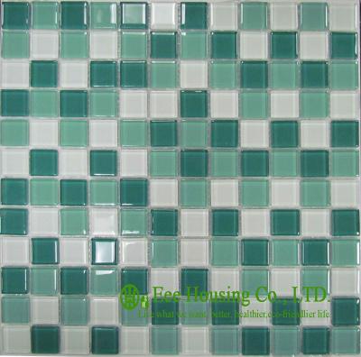 China Alkali-proof Glass Crystal Mosaic Tile For home decoration,China Glass mosaic tile Factory for sale