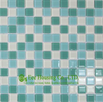 China Alkali-proof Glass Crystal Mosaic Tile For home decoration,China Glass mosaic tile Factory for sale
