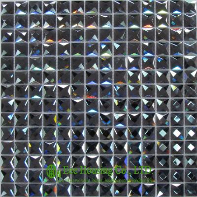 China Wall &Floor Used Glass Mosaic Tiles,Mixed Color Glass Crystal Mosaic Tile for Residential for sale