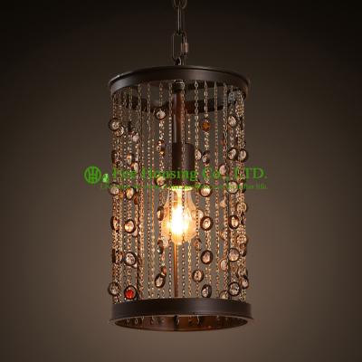 China Crystal Ceiling lamp suspended ceiling lighting interior Bridcage chandeliers & pendant lights for sale