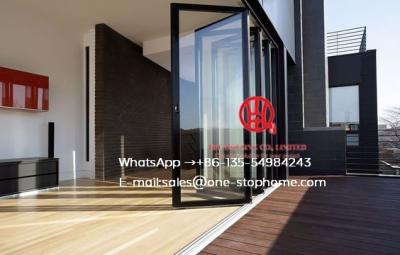 China Heat Insulation Waterproof Thermal Break Aluminum Folding Door for sale