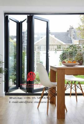 China Glass panel,Waterproof veranda double glazing aluminum bi folding door Glass for sale
