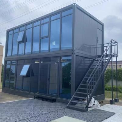 Quality Customized 2 Floor Container House Stores In Shopping Malls Movable Windproof for sale