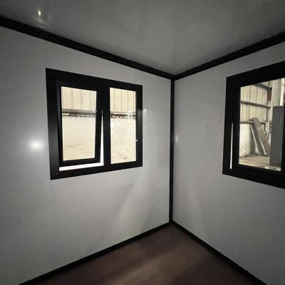 Quality 4 Ports Double Wing Expansion Prefab Container House Made Of Plastic With LED for sale