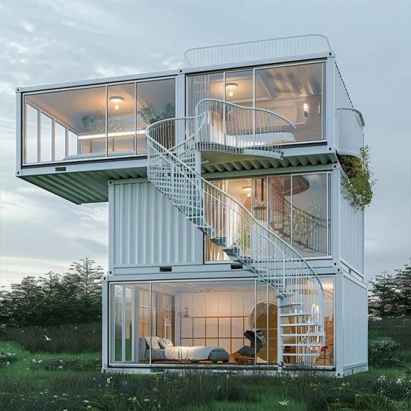 Quality Fireproof Box House Interior 3D Model Multi Story Container Homes For Modern for sale