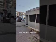 2 Slaapkamer Prefab Container Huizen 2,5 mm Wanddikte Anti-corrosieve coating Voor klantvereisten