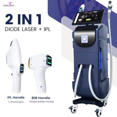 China USA Bar Hautverjüngung Ipl + Diodenlaser Laser Haarentferner mit Ce / Fda for sale