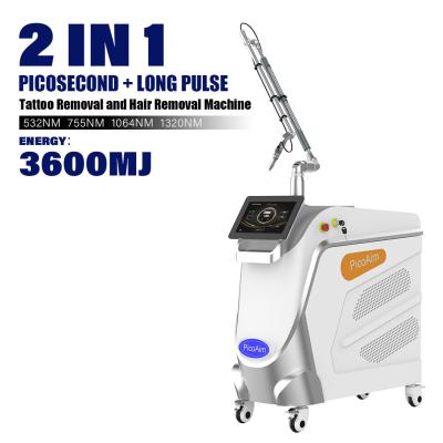 중국 Nd Yag 755nm 피코세컨드 레이저 문신 제거 기계 염색 제거 판매용