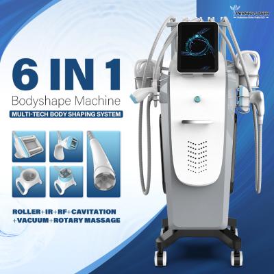 Cina 5IN1 Multi-type Body Slimming RF Vacuum Roller Cavitation Machine for Cellulite Removal in vendita