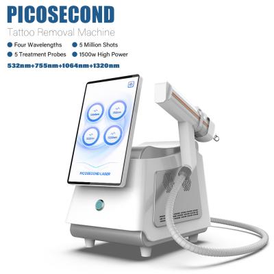 China Professional 1500W Tattoo Removal Picosecond Laser Skin Rejuvenation Beauty Equipment à venda