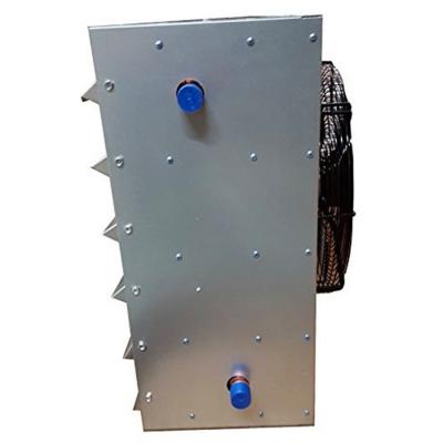 China 200K BTU HYDRONIC HOT WATER TO AIR HEAT EXCHANGERS COIL HANGING UNIT HEATERS COPPER FINNED WITH SINGLE SPEED FAN for sale