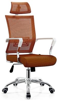 China elegant high back elastic import colorful mesh office chair in workstation with slab rubber office table for sale