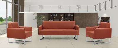 China 1+1+3  concise and competitive wax oil leisure office sofa for office room for sale