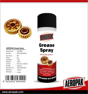 China AEROPAK 500ML aerosol spray can Multi purpose lubrcant Grease Spray for sale