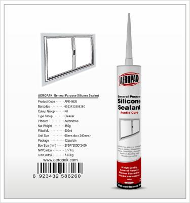 China Aeropak 300ml Multi-Purpose Silicone Sealant for sale