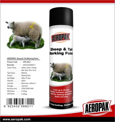 China Aeropak 500ML Sheep and Tail  Marking Paint for sale
