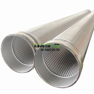 China Durable Stainless Steel Well Screen Designed with V Shaped Slots to Minimize Blockages and Maximize Water Flow in Wells for sale