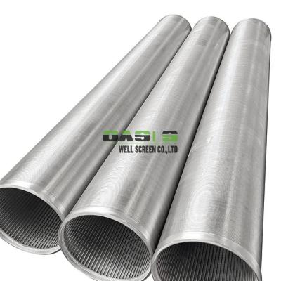 China Wire Wrapped Well Screen 16 Inch 316L 0.5mm Slot Sand Control 2m 3m Length for sale