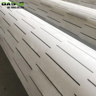 China No Burrs Robust Borewell Slotted Pipe , High Stability Slotted Steel Pipe for sale