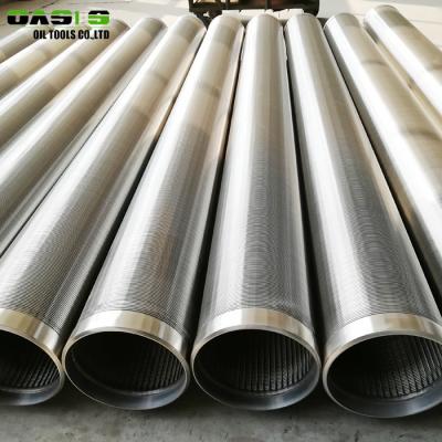 Cina Base continua perforata di Rod della scanalatura del tubo del filtro per pozzi dell'acciaio inossidabile della tela in vendita