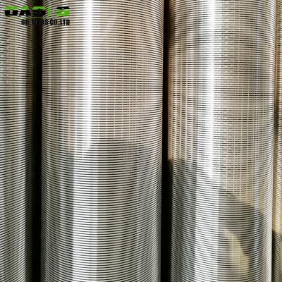 Cina Base continua perforata di Rod della scanalatura del tubo del filtro per pozzi dell'acciaio inossidabile della tela in vendita