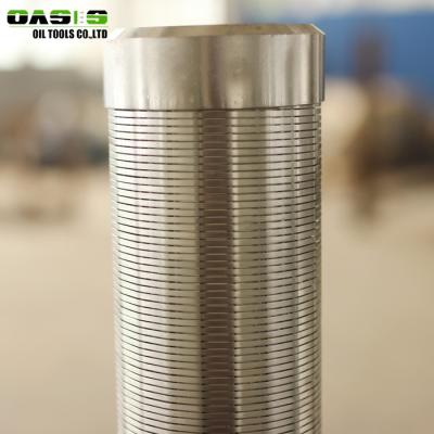 Cina Schermo del pozzo trivellato dell'acciaio inossidabile 304L, filtro ad alta resistenza dal cavo del cuneo in vendita