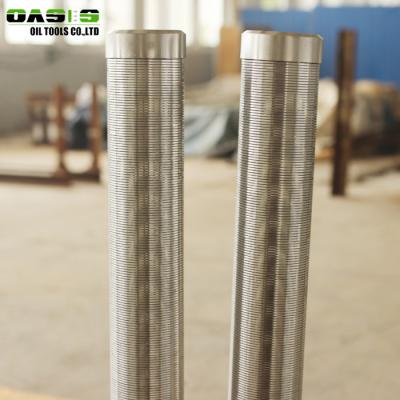 China Resistente de alta presión envuelta alambre continuo del tubo del filtro para pozos del agua de la ranura en venta