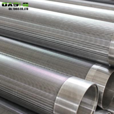 Cina Lunghezza rotonda di Johnson di forma 5800mm del foro del tubo del filtro per pozzi dell'acqua della lega per caratteri in vendita