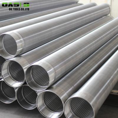 Cina Lunghezza rotonda di Johnson di forma 5800mm del foro del tubo del filtro per pozzi dell'acqua della lega per caratteri in vendita