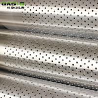 China Drainage Filter Perforated Stainless Steel Pipe Screen For Liquid Filter for sale