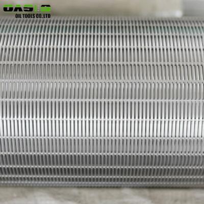China Non Clogging Well Casing Screen , 99 % Filter Rating 219mm Borehole Screen for sale
