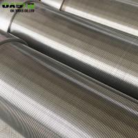 China Non Clogging Well Casing Screen , 99 % Filter Rating 219mm Borehole Screen for sale
