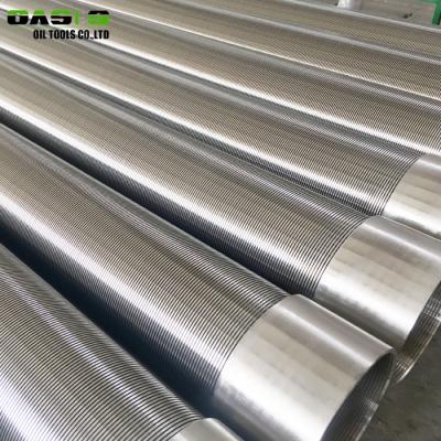 China Non Clogging Well Casing Screen , 99 % Filter Rating 219mm Borehole Screen for sale